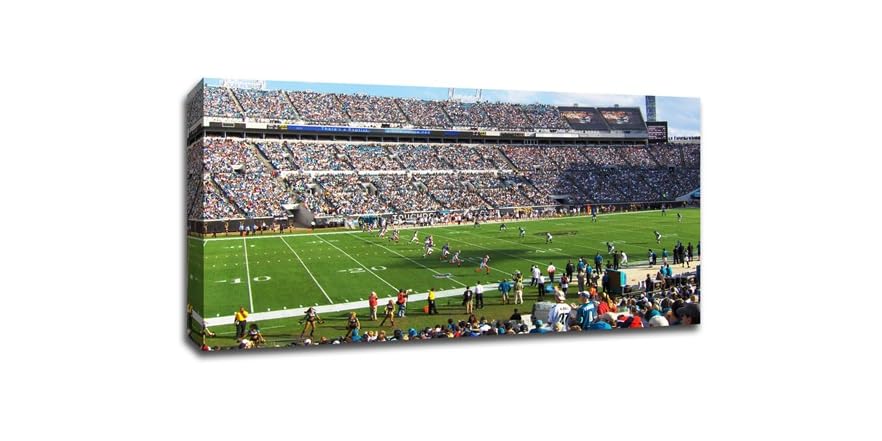 NFL 40x22 Football Stadium Canvas