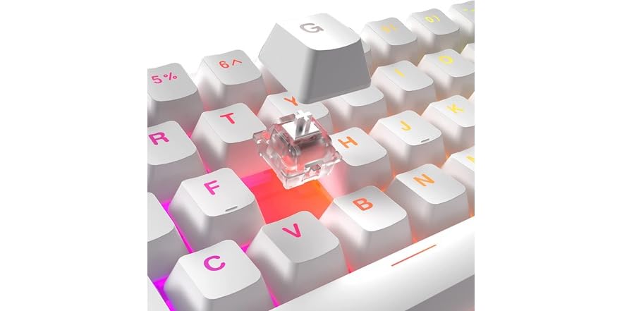 Matrix Elite Series White 60% Mechanical Gaming Keyboard