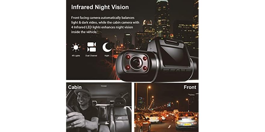 Rexing V2 Pro Full HD Dual Dash Camera