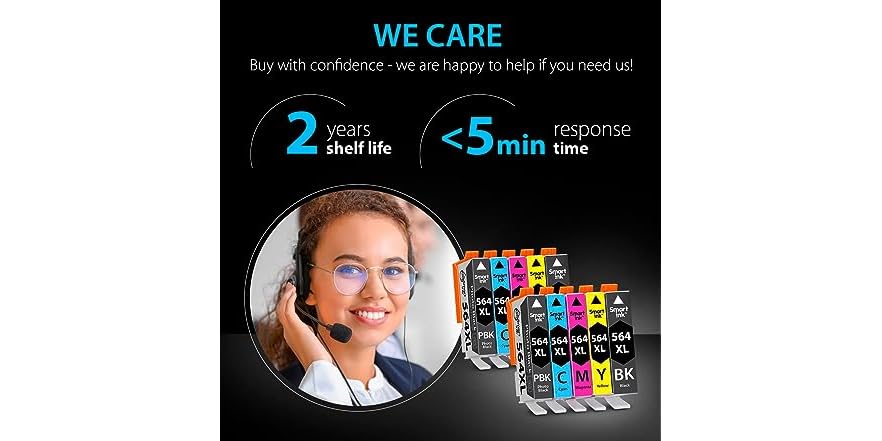 10 Combo Pack HP Ink Replacement Set, 2 of each color