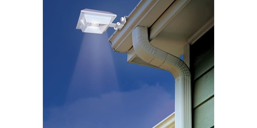 2-Pack Triple Mount Solar Gutter Lights