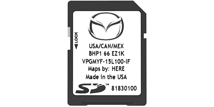 Mazda SD Navigation Card