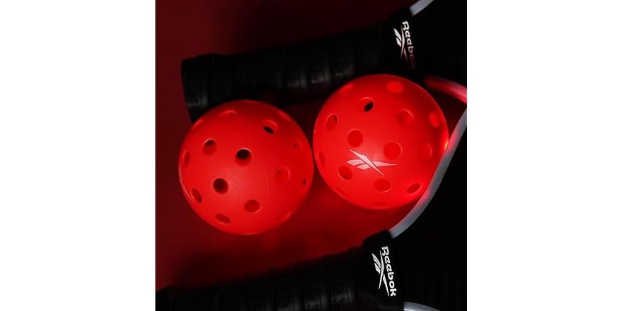 Reebok - LED Pickleball 40 Hole (6-Piece)