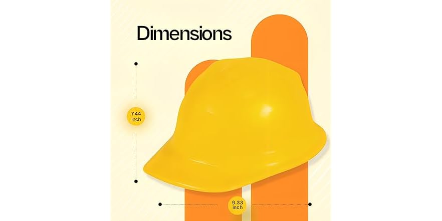 Child Construction Hats 24pk