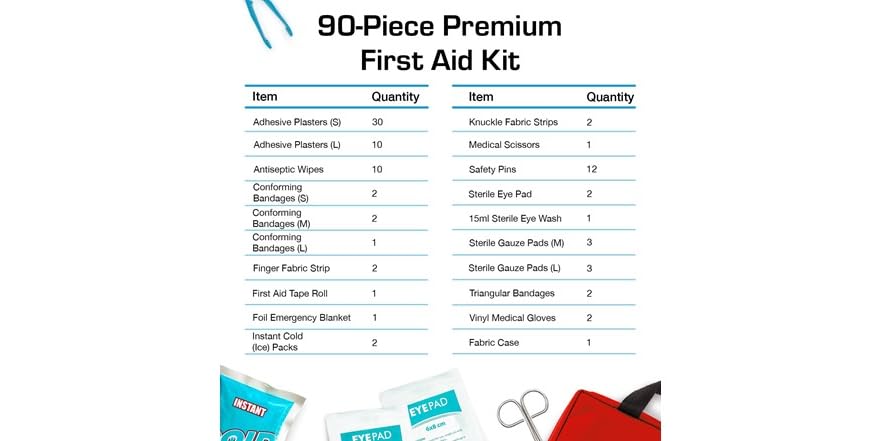 Active Era 90pc First Aid Kit