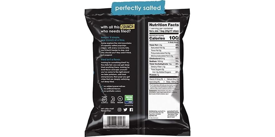 Popchips Variety Pack - 24 ct