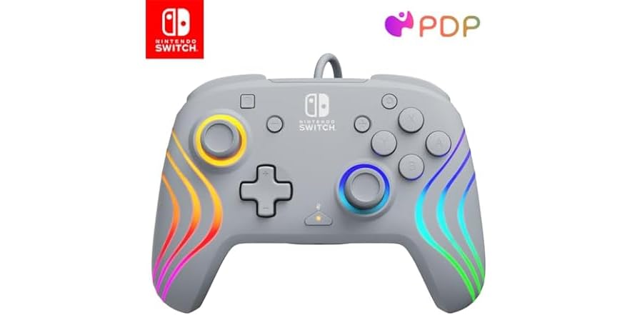 PDP Afterglow Wave Wired LED Controller for Nintendo Switch