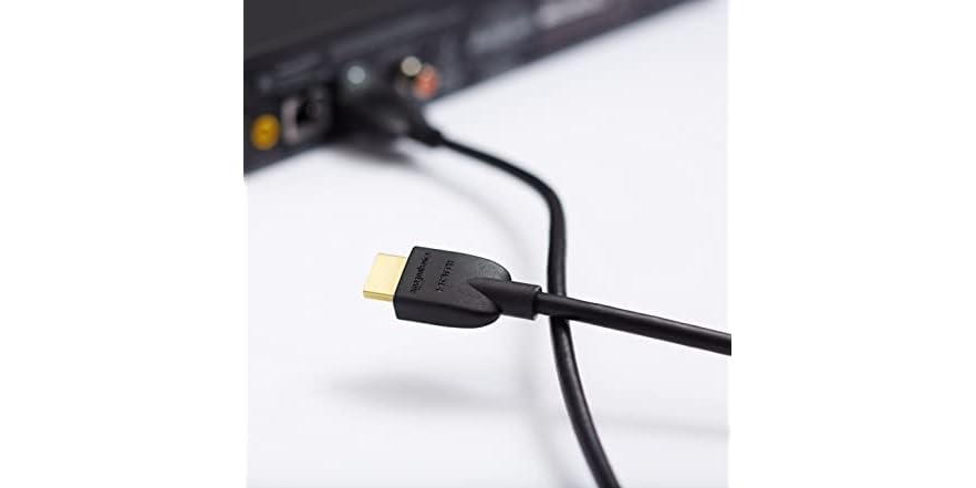 (3 Pack) AmazonBasics 6FT High-Speed HDMI Cable (18Gbps, 4K/60Hz)