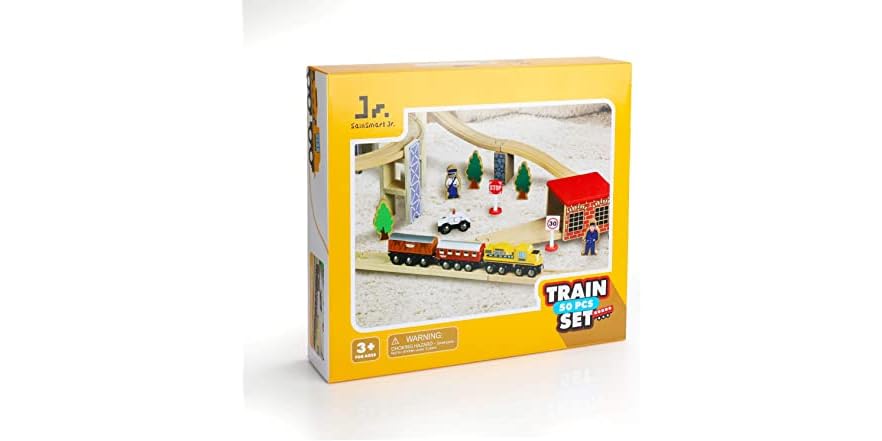 Wooden Train Set