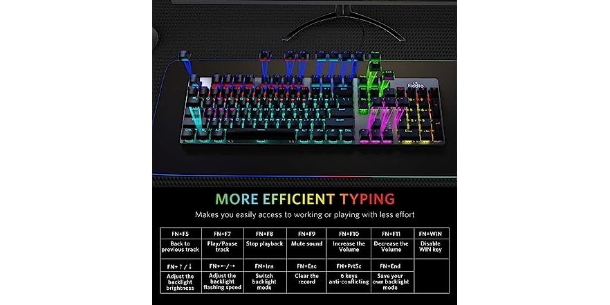 Fiodio Fiodio Mechanical Gaming Keyboard