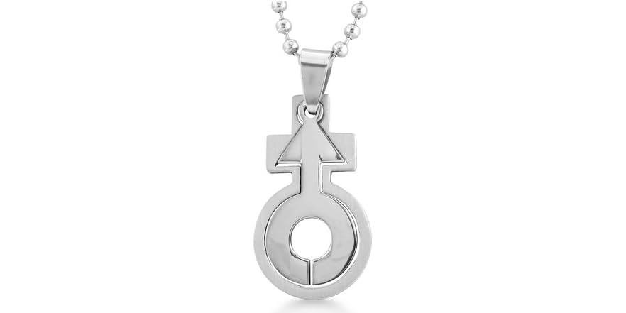 Stainless Steel Gender Symbol Pendant