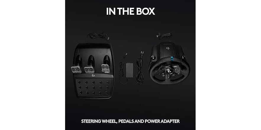 (Open Box) Logitech G923 Racing Wheel and Pedals