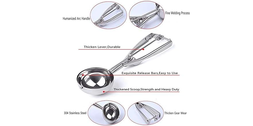 Emoly Cookie Scoop Set, 3 PCS