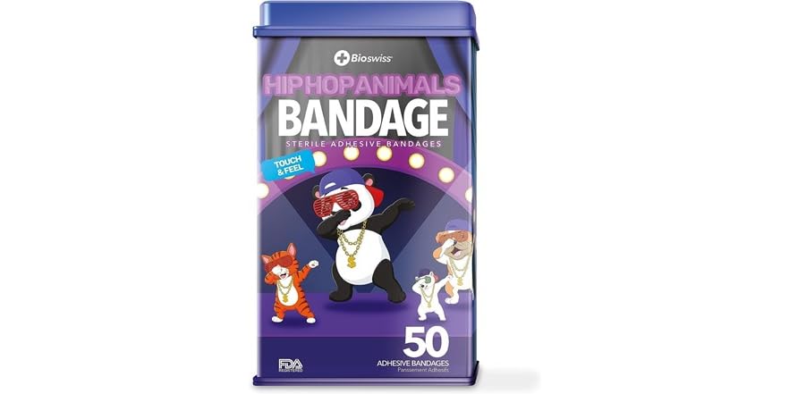 2Pk Fun Shaped Self Adhesive Bandages