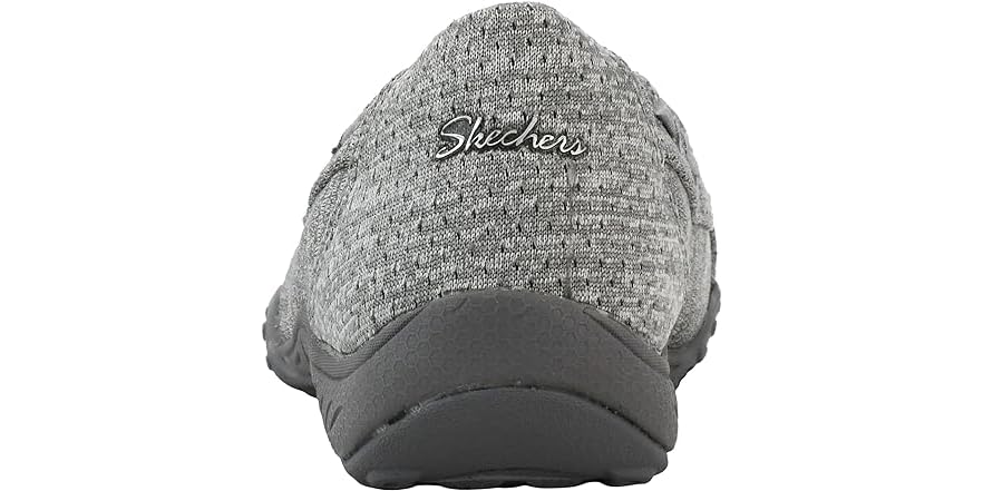Skechers Women's Breathe Easy-Good Influence Sneaker, Grey, 5 M US