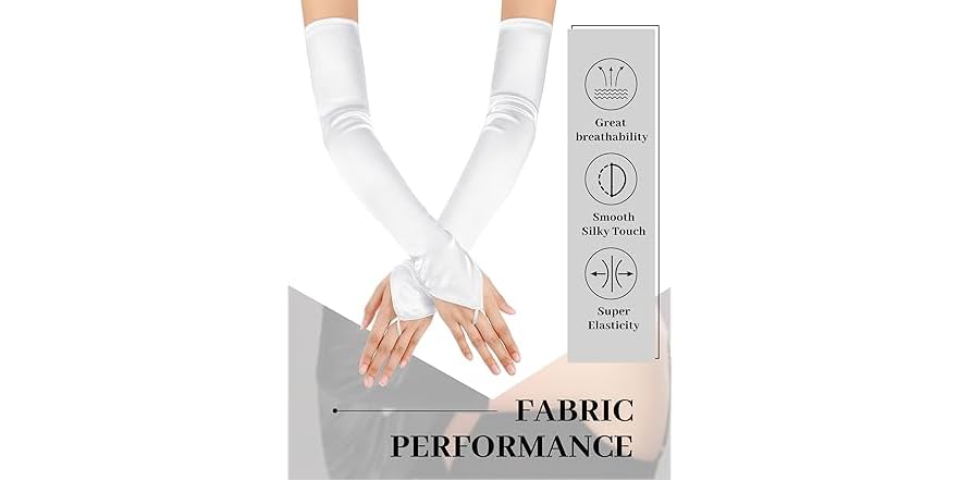 6 Pairs Long Fancy Opera Gloves