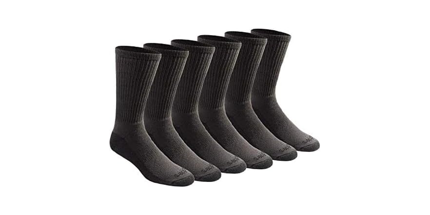Dickies Men's Dri-tech Socks (6 pairs)