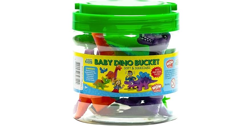 WONDERY KIDS Goliath Wow in The World Baby Dino Bucket