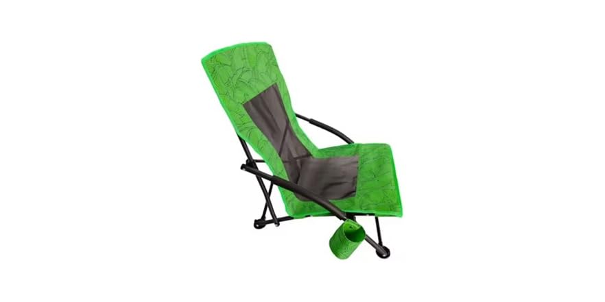 Collapsible Green Beach Chair