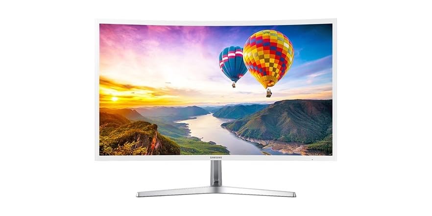 Samsung 32" Curved Full-HD LED Monitor - White