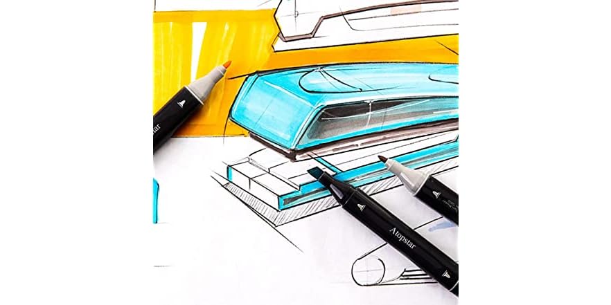 ATOPSTAR 80 Colors Alcohol Markers