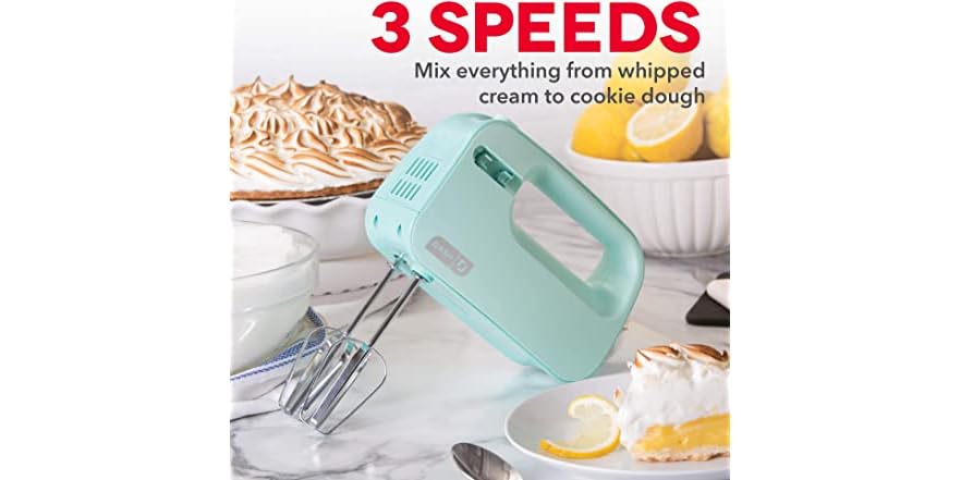 Dash Smart Store Compact Hand Mixer