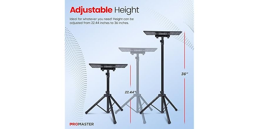 ProMaster Adjustable Tripod Electrical Equipment Stand