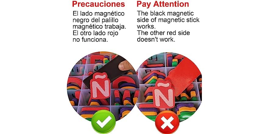 Spanish Magnetic Alphabet Letters