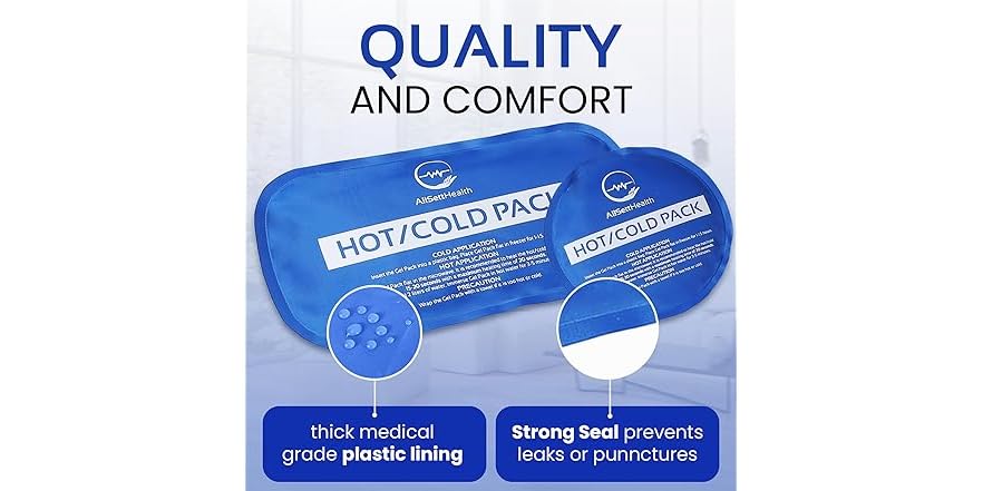 Hot and Cold Ice Packs – 7 Piece