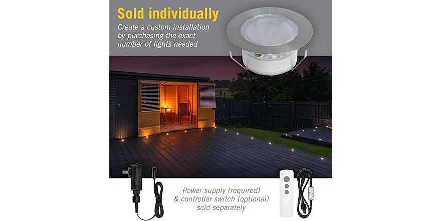 Armacost Lighting’s Portico White Mini LED Lights