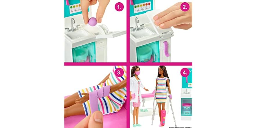 Barbie Fast Cast Clinic Playset
