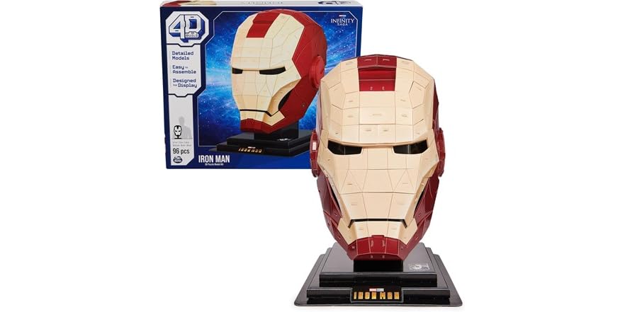 4D Build, Marvel Iron Man 3D Puzzle Model Kit