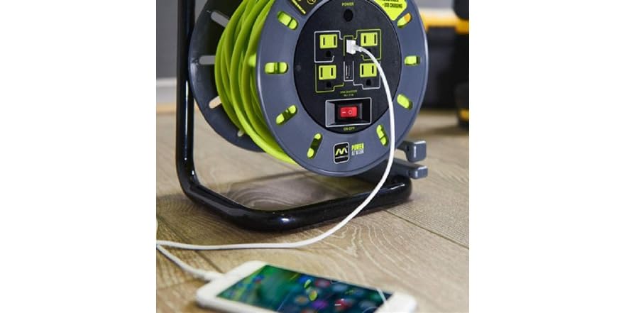 MasterPlug 50' Extension Cord Reel