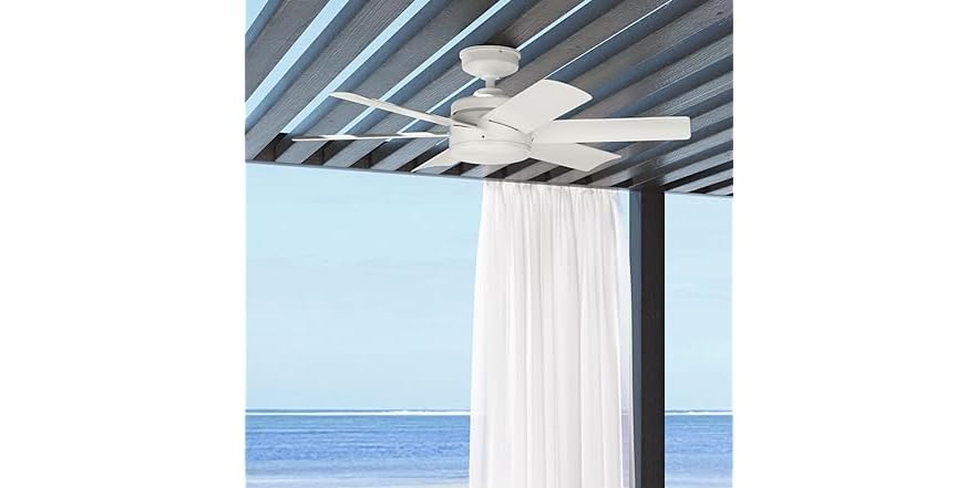 Hunter Fan 44" White Outdoor Ceiling Fan