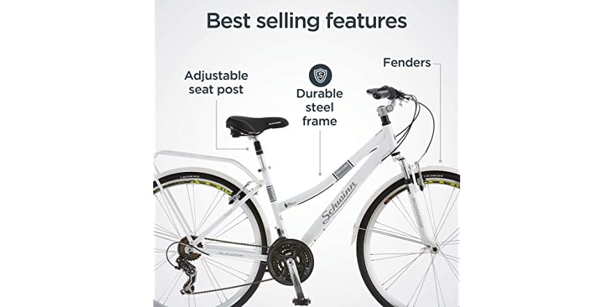 Schwinn Discover Hybrid Bike 21-Speed
