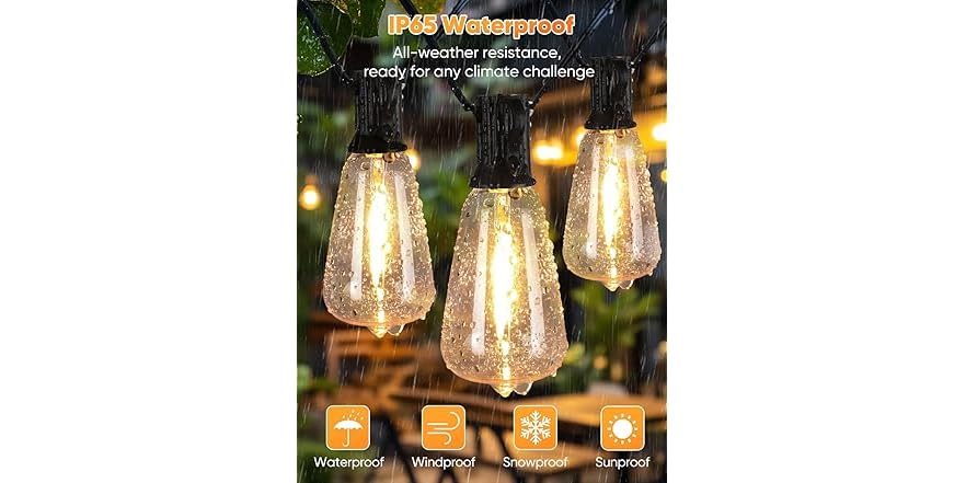 Brightever LED Outdoor String Lights