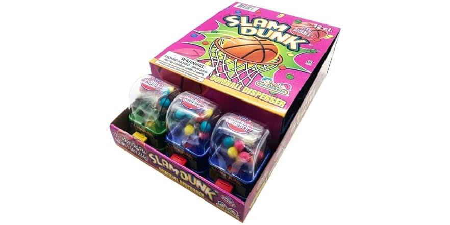 Slam Dunk - Basketball Dubble Bubble Gumball Machines & Gum by ...