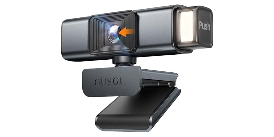 GUSGU G940 2K Quad HD Webcam with Microphone for PC