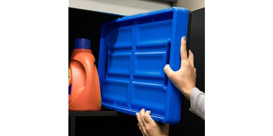 3PK CleverMade Collapsible Storage Bin - 62L- Tan