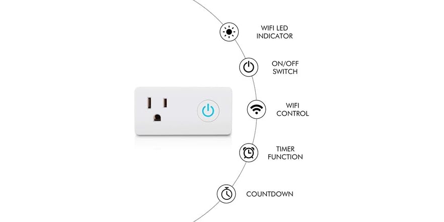 Wi-Fi Heavy Duty Smart Plug Outlets