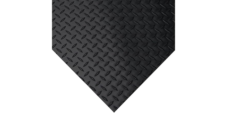 Rubber-Cal Diamond-Plate Rubber Flooring Rolls