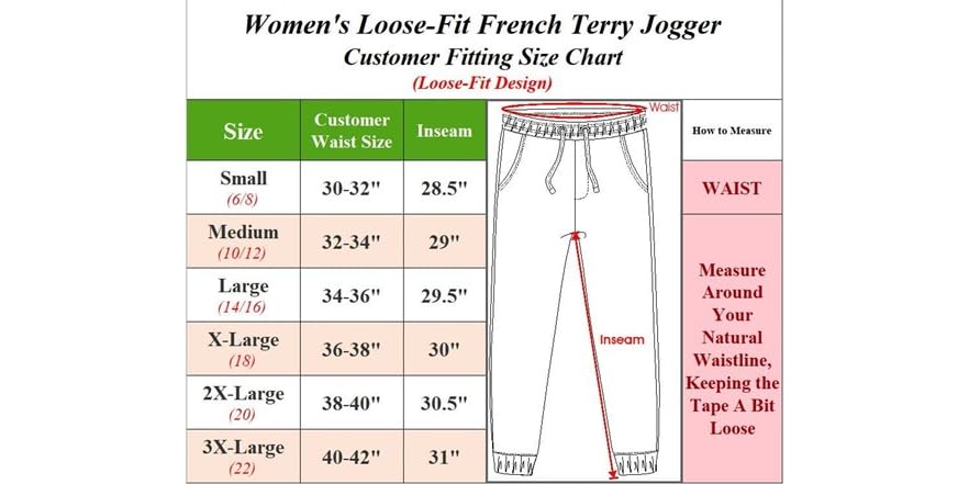 Womens 3PK ASST Loose Fit Joggers