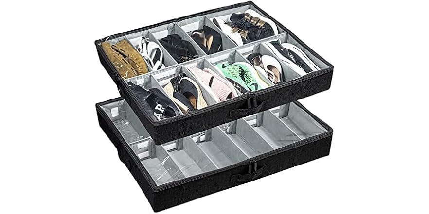 storageLAB Slim Under Bed Storage Containers