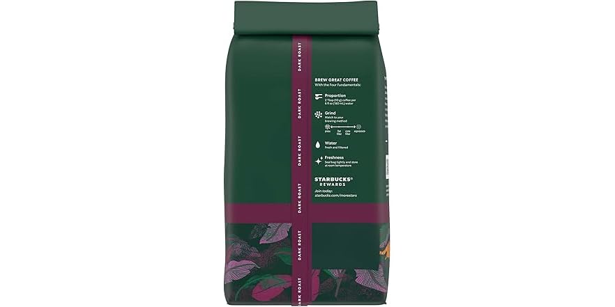 (6 Pack) Starbucks Sumatra Whole Bean, 12oz