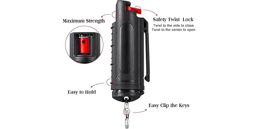(7 Pack) OC Gel Pepper Spray | 32 Bursts 2.0%
