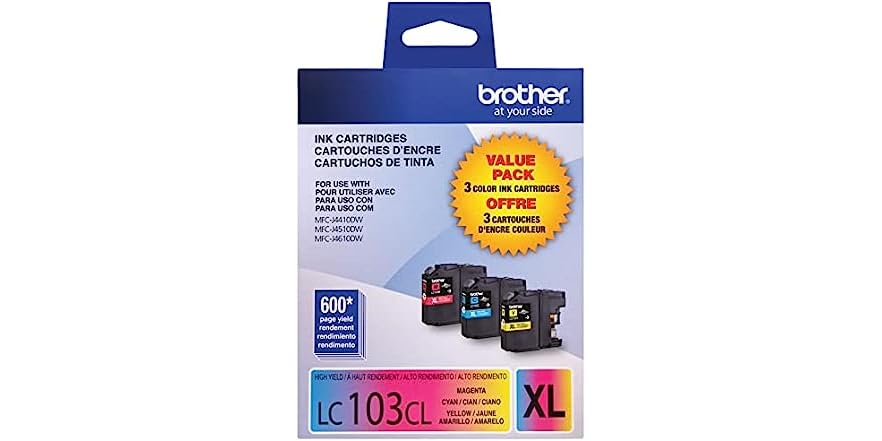 Brother Genuine High Yield Color Ink Car