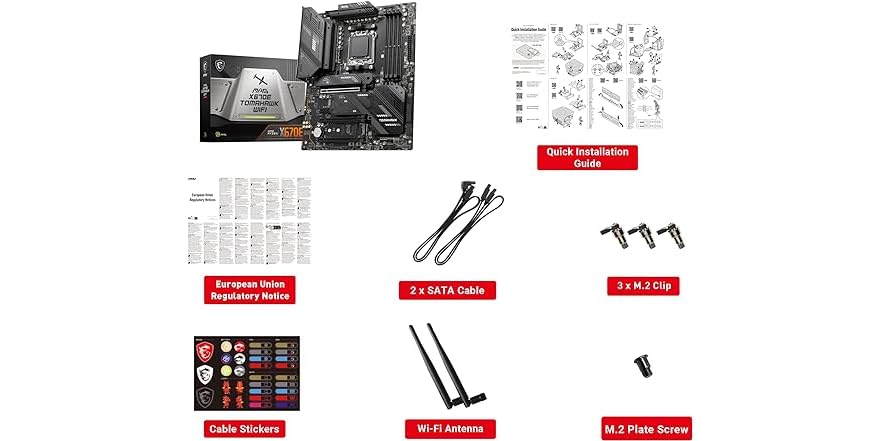 MSI MAG X670E Tomahawk WiFi Motherboard (Open Box)