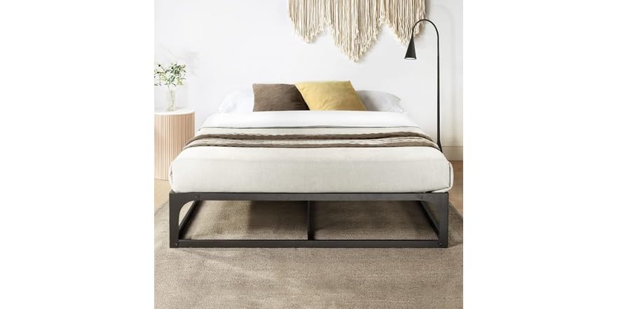 Mellow 12" Metal Platform Bed Frame, King
