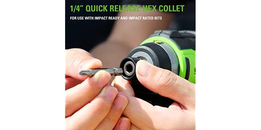 Greenworks 24V Cordless Impact Driver Kit