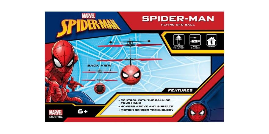 Marvel Spider-Man IR UFO Ball Helicopter